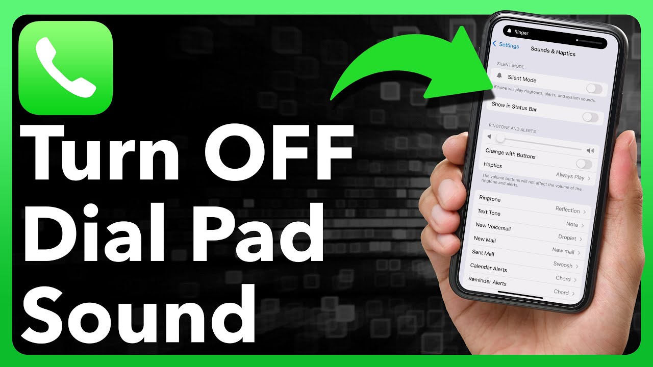 How To Turn Off Dial Pad Sound On iPhone - YouTube