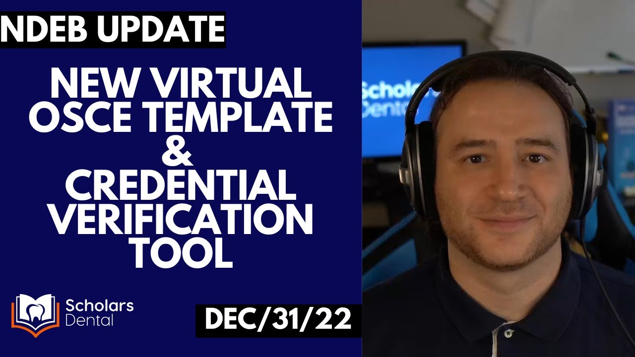 Virtual OSCE Templates & Credential Verification Tool | NDEB Update ...