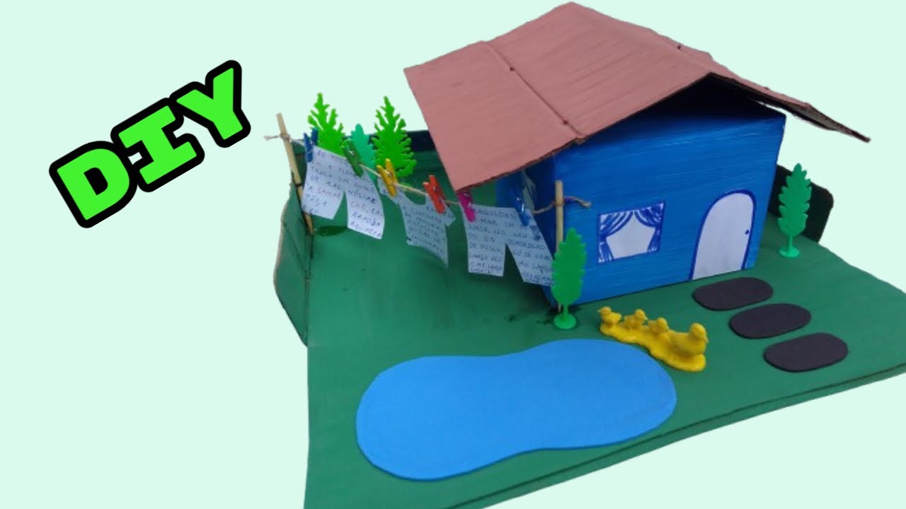 Como fazer MAQUETE de POESIA VISUAL | instalação poética| How to make a ...