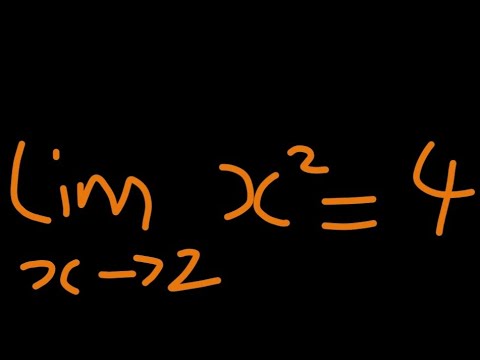 Proving Limits Using Epsilon And Delta!! - YouTube