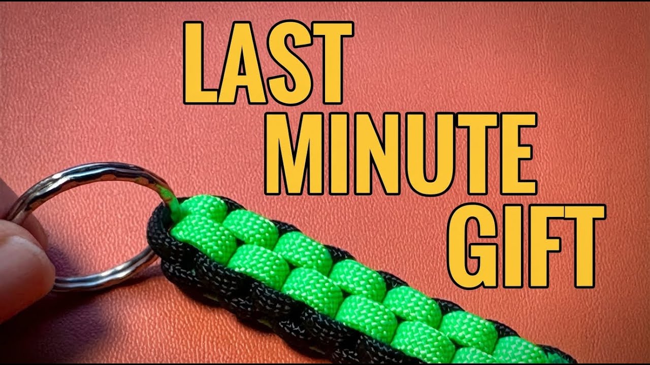Make This Box Weave Paracord Keychain Today - YouTube