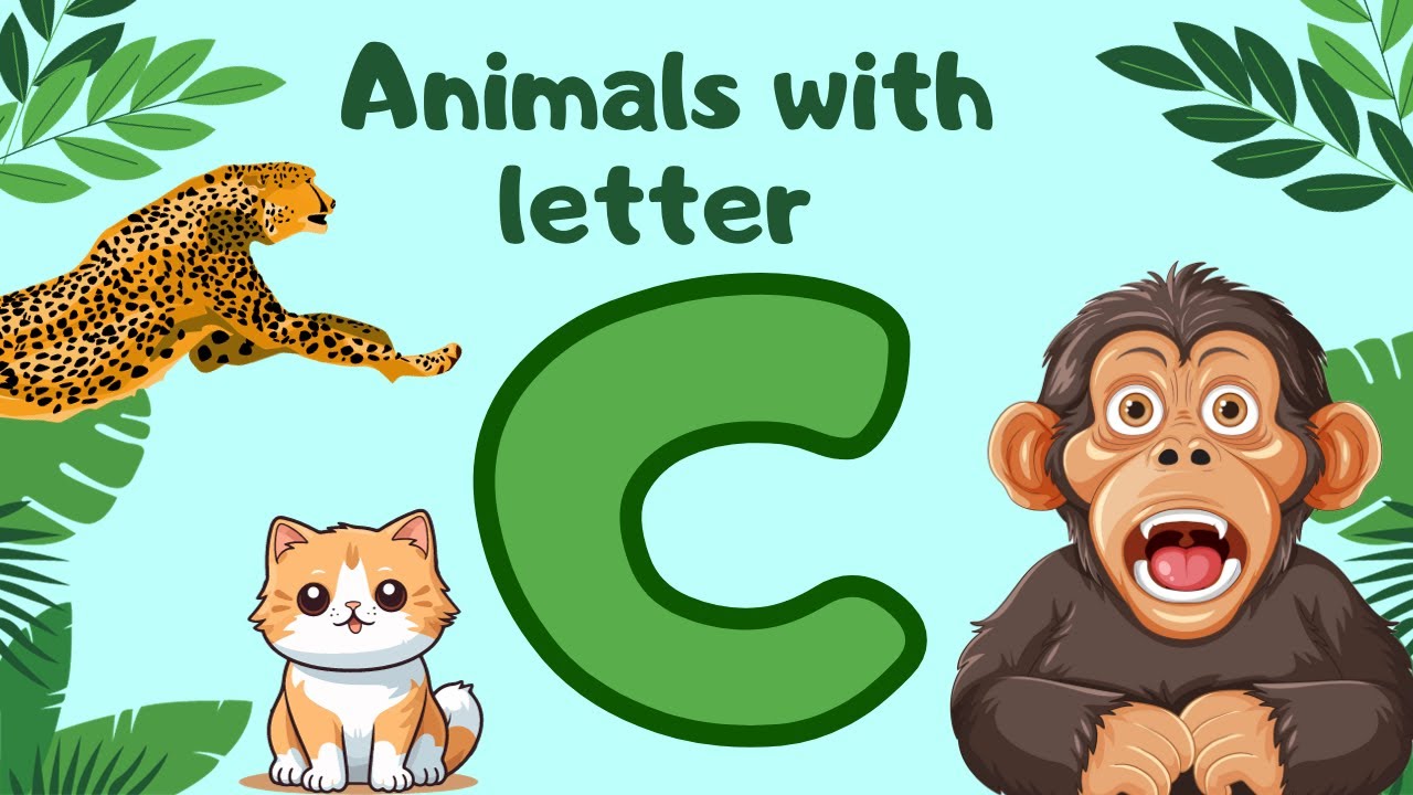 Animals Names for kids with letter C #kidslearning #animalnamesforkids ...