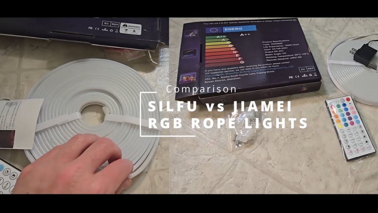 Silfu vs Jiamei RGB Rope Lights Compared - YouTube