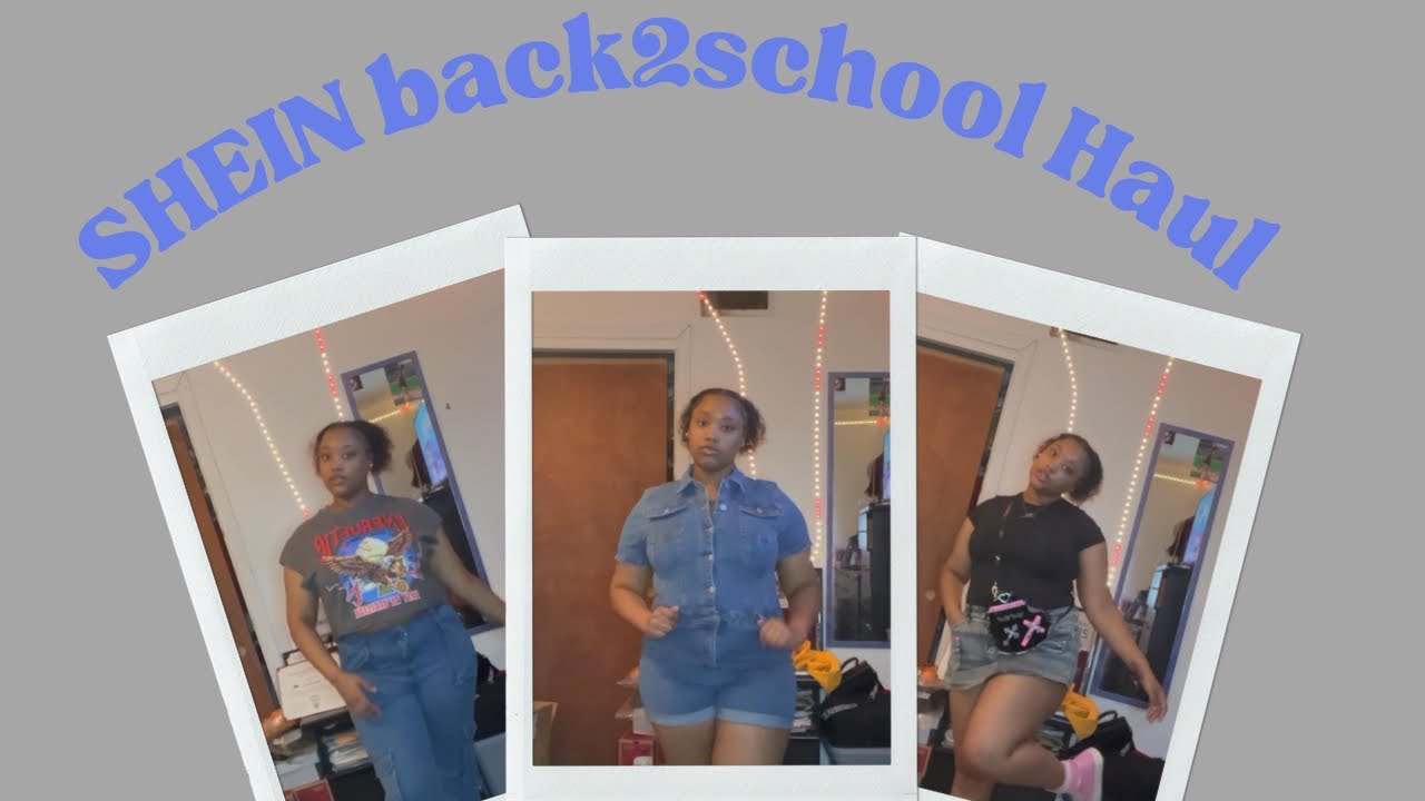 SHEIN back to school haul (college addition) 📚!! - YouTube