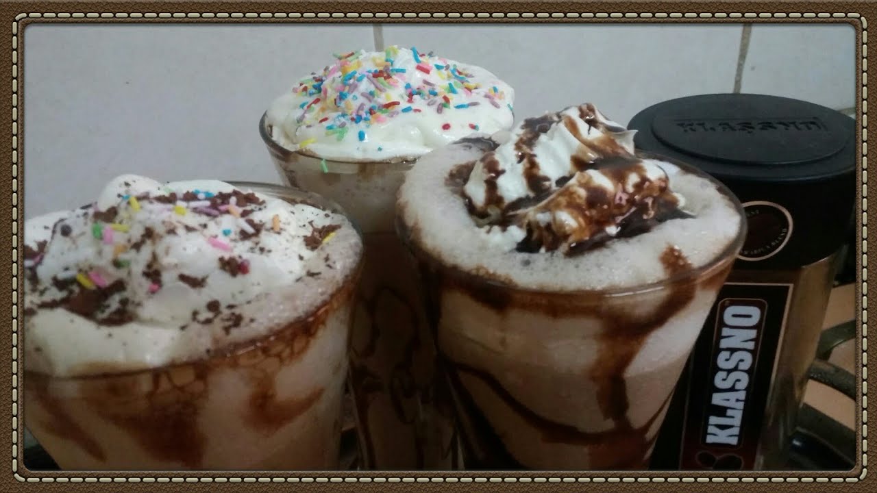 How to make Restaurant style cold coffee/रेस्टोरेंट स्टाइल कॉफ़ी घर पर ...