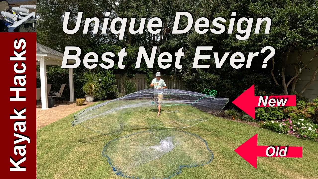 Best Cast Net Ever Made - Silver Catch Chain Net - YouTube