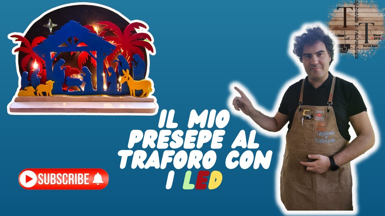 Realizzare un presepe con luci a led. Create a nativity scene with LED ...