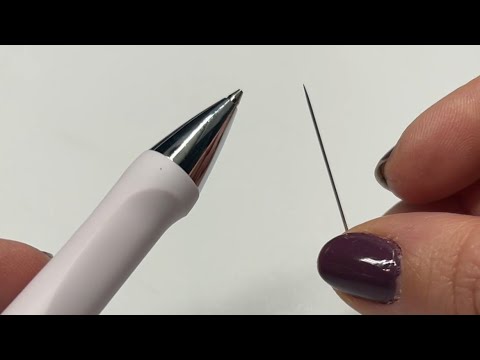 How to replace a needle in your pin pen - YouTube