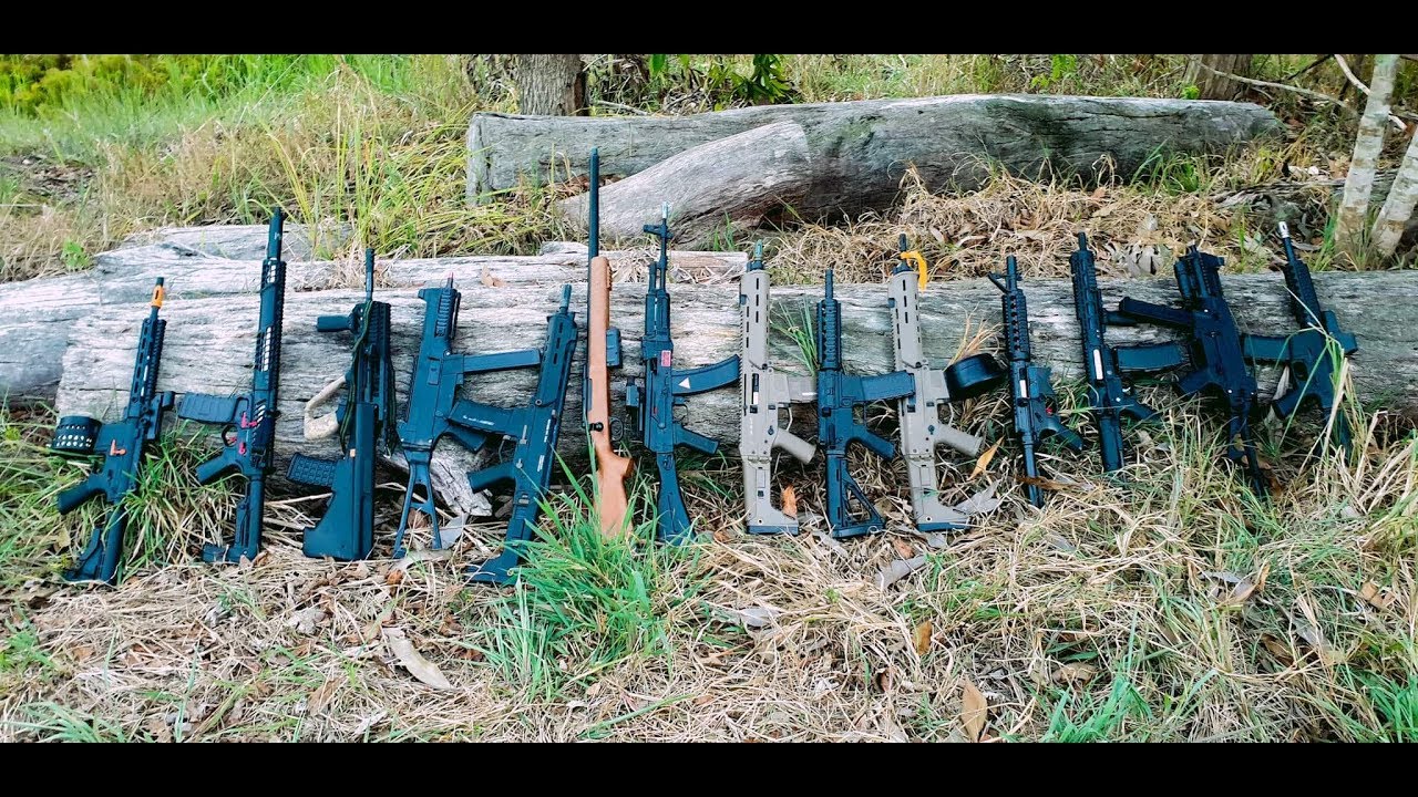 Gelsoft WAR! at THE VALE Gel ball blaster loadout M24 sniper M4A1 ...