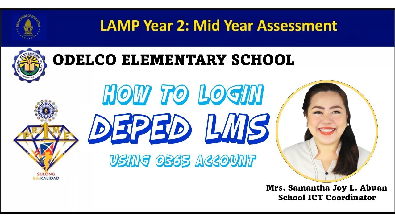 LAMP 2: Login to DEPED LMS using Microsoft O365 Account - YouTube