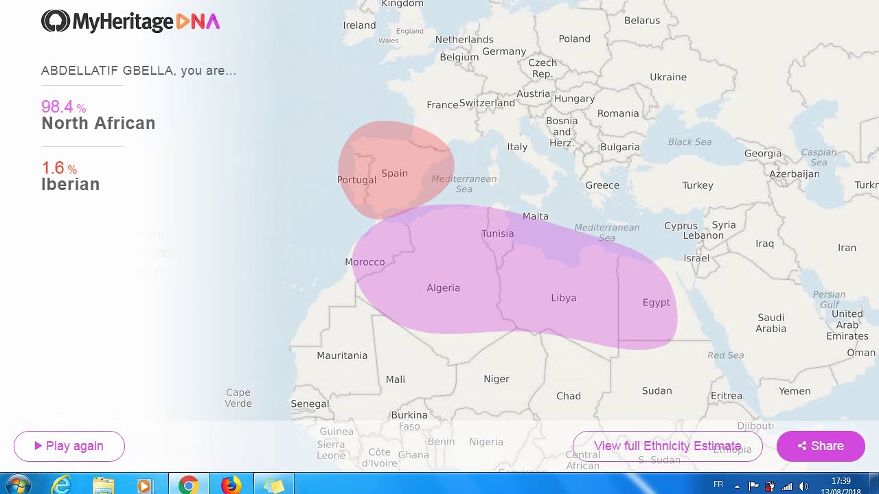 MyHeritage Raw DNA Transfer to Familytreedna Morocco Souss (100% North ...