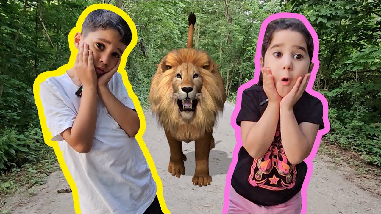 shimmy and fafa fishing fun Adventure Turns Into Lion Chase! - YouTube