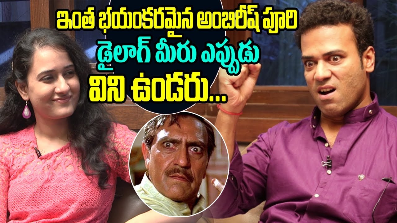 Aziz Naser Imitating Amrish Puri Dialouges | Aziz Naser Mimicry | Aziz ...
