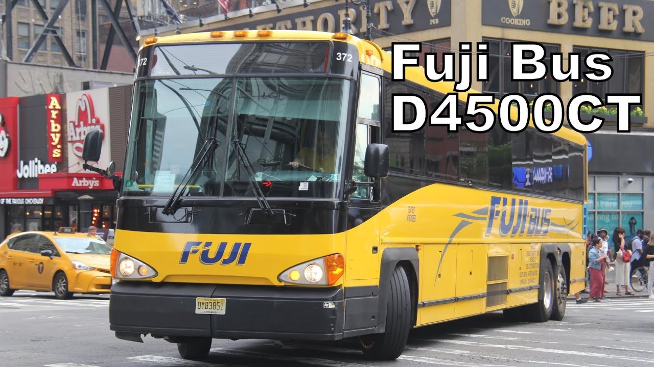 Fuji Bus Jitney D4500CT #372 (former Beaver County TA) at 42nd Street ...