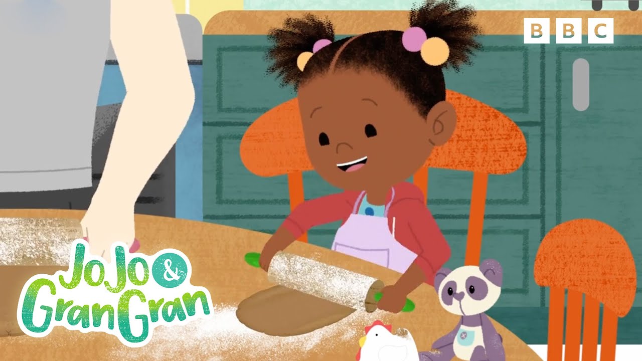 The Perfect Cookie Recipe | It's Time to Bake Gingerbread Pandas | JoJo ...