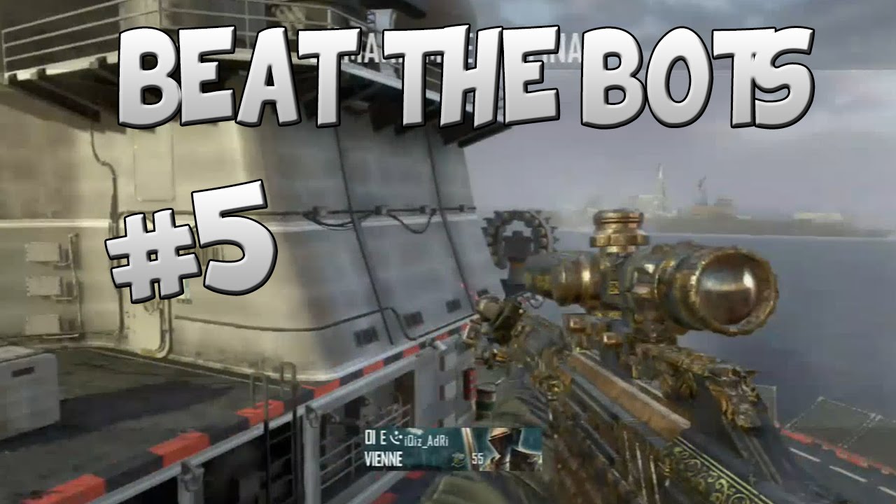 Sólo y encima manco :( Beat the Bots #5! | Black ops 2 | + Nueva Intro! - YouTube