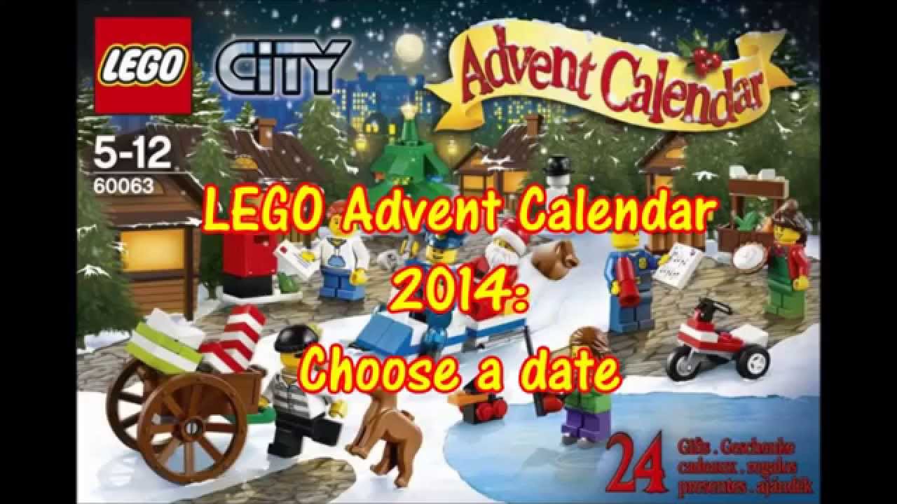 LEGO Advent Calendar 2014: choose a date - YouTube