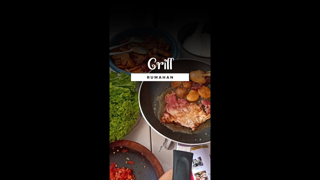 Grill Daging Sapi di Rumah #grillbbq #shortscooking - YouTube