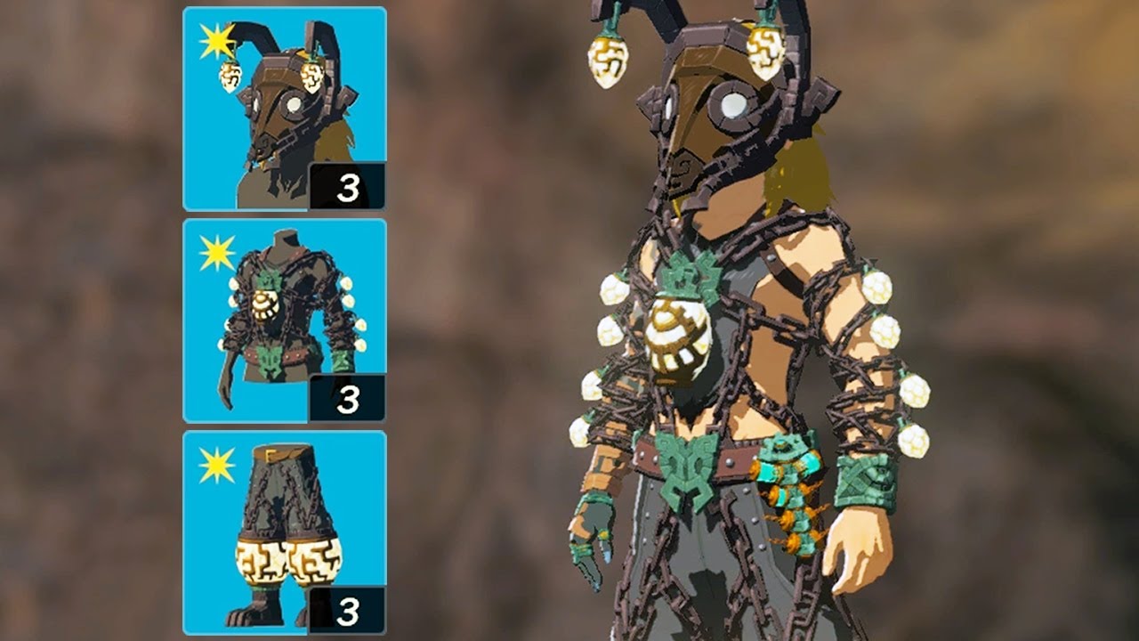 Zelda: Tears of the Kingdom - Miner's Armor Set Location - YouTube