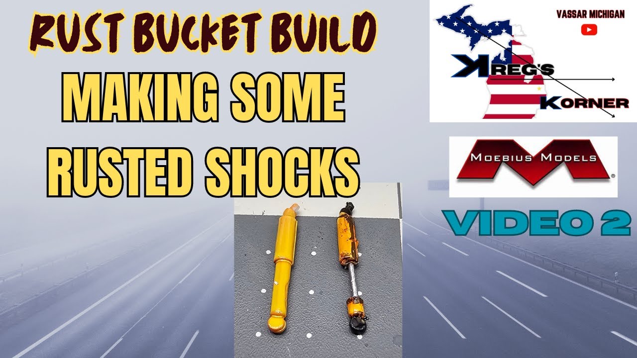 RUST BUCKET BUILD Video 2 #rustbucket2023gb MAKING SOME RUSTED SHOCKS ...