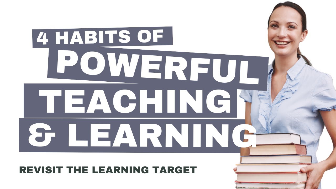 Revisit the Learning Target Evaluating Understanding - YouTube