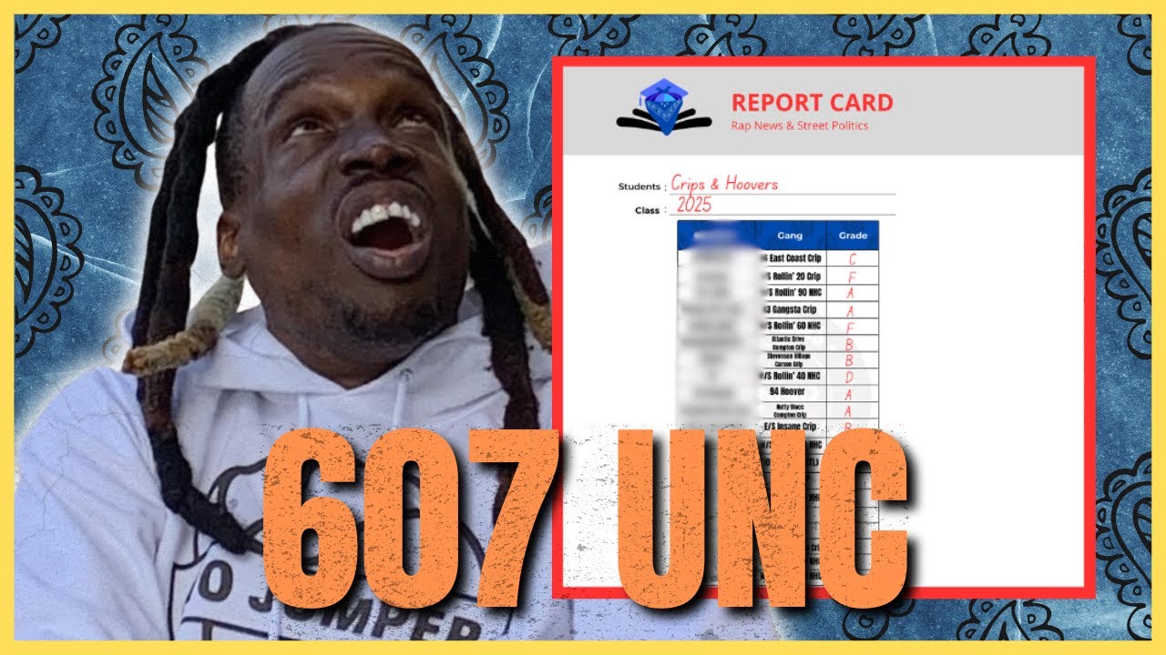 607 Unc: 107 Hoover | Crip Report Card - YouTube