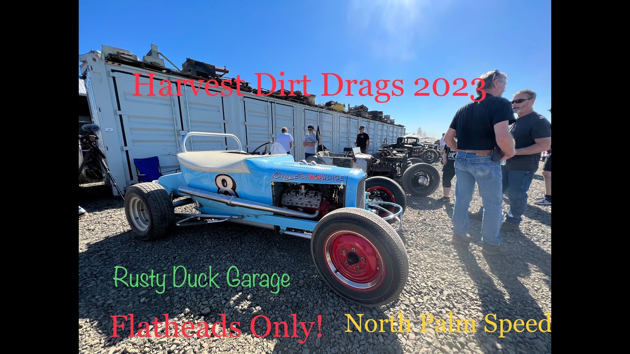 Dirt Drag Racing Ford Flatheads - YouTube
