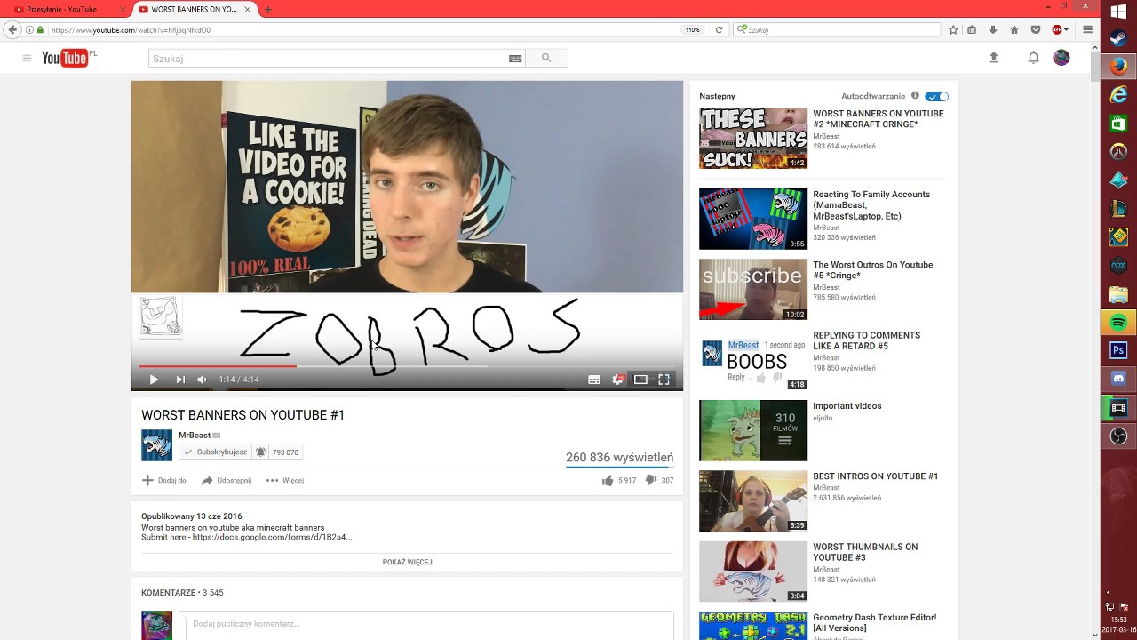 ZOBROS IN MR.BEAST VIDEO??? - YouTube