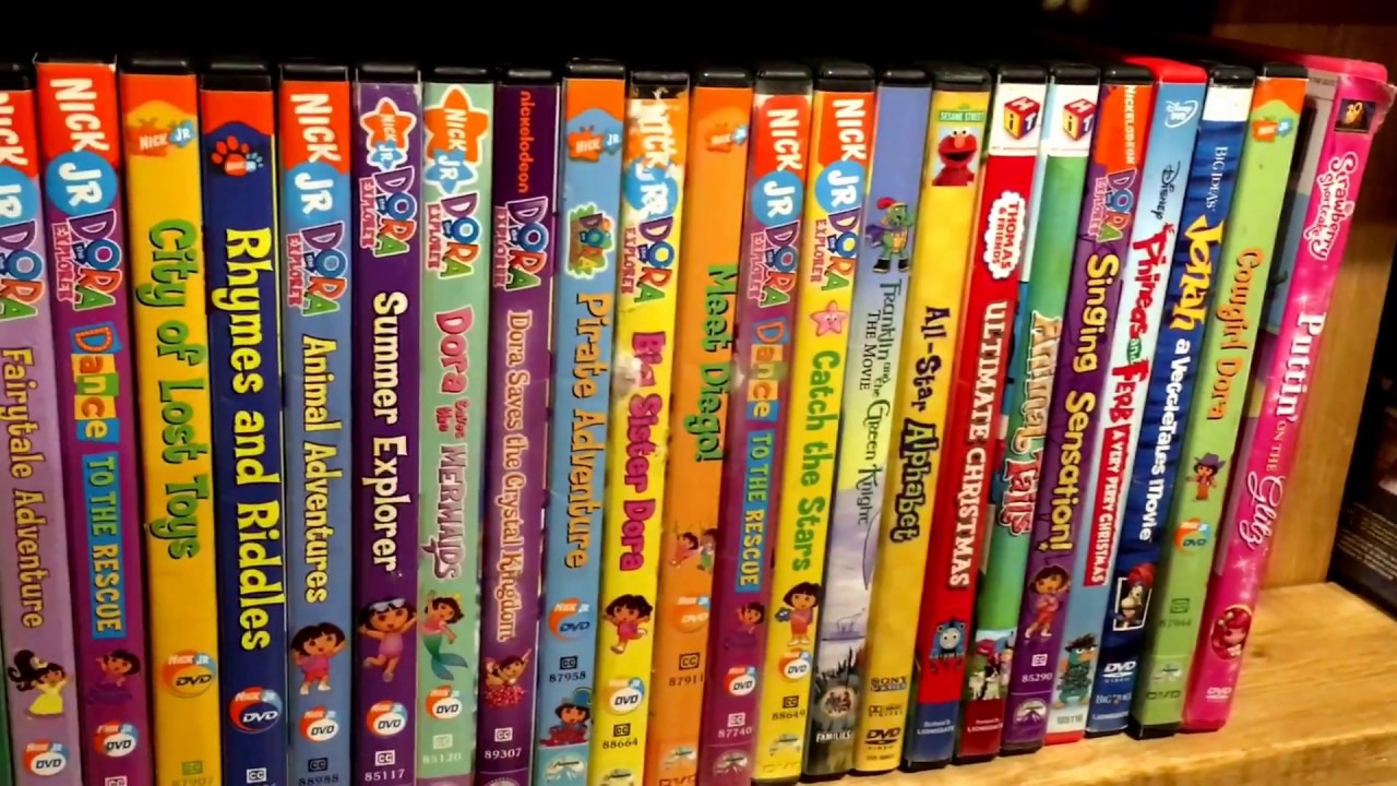 Kids DVD Movie Collection 12/3/17 - Dora The Explorer Elmo Spongebob ...