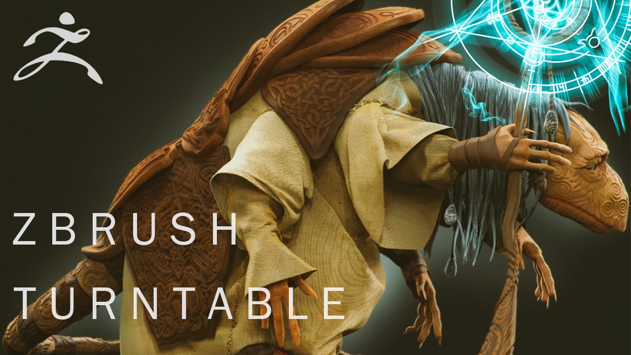The Dark Crystal "Mystic" - Turntable Zbrush Sculpting - YouTube