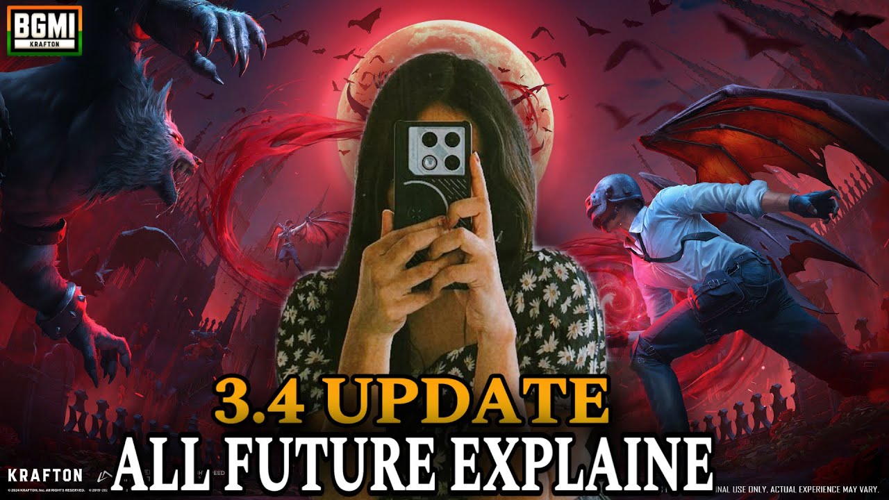 🔥Finally BGMI 3.4 Update - Flying Vampires, Ware Wolf Power in BGMI ...