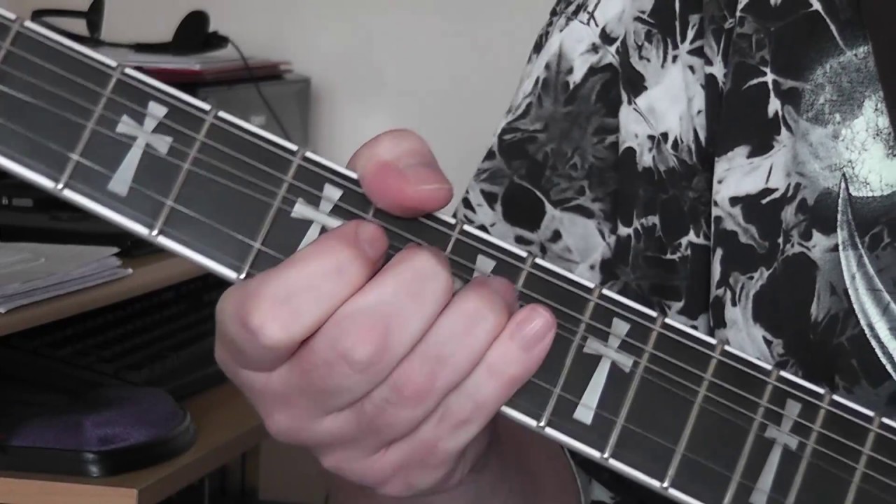 Rough overview of Pentatonic (at Am on 5th Fret) - YouTube