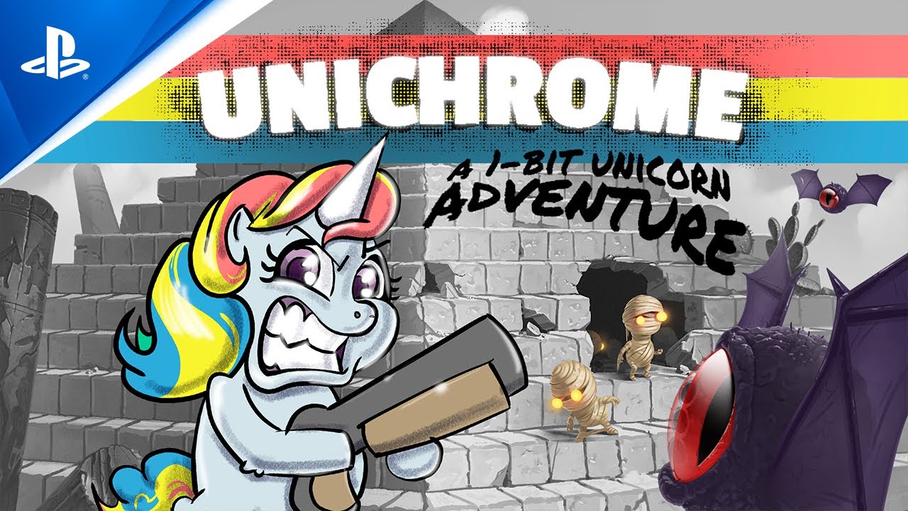 Unichrome: A 1-Bit Unicorn Adventure - Launch Trailer | PS5 & PS4 Games ...