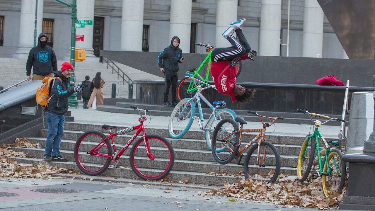 Flipping Over SE Bikes! #shorts - YouTube