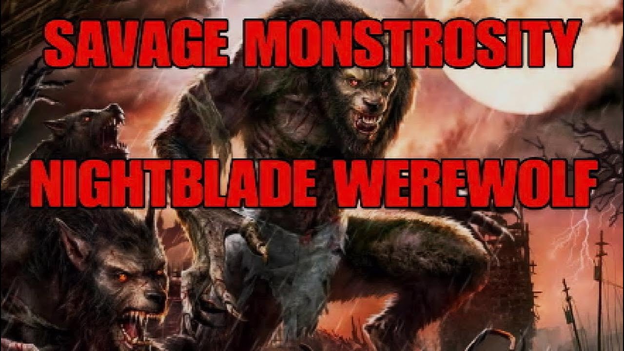 ESO - SAVAGE Monstrosity! Nightblade Werewolf Test Build Coming Soon ...