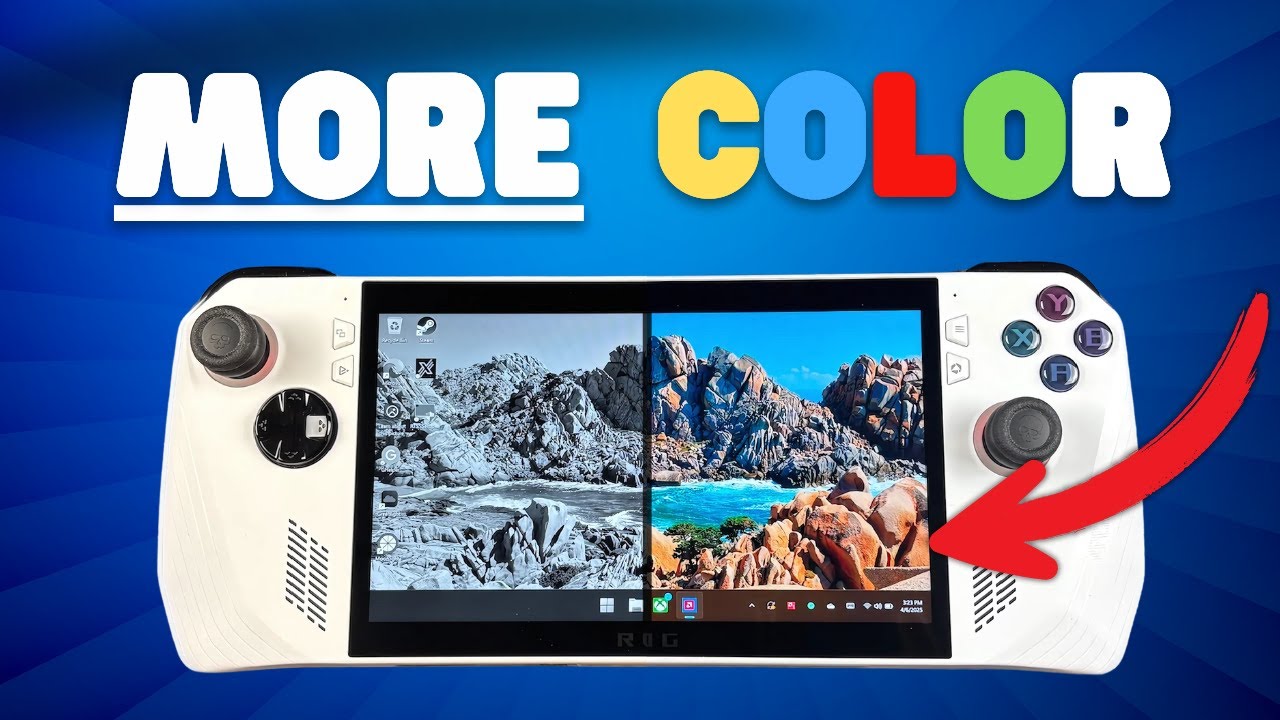 Vivid Colors on ROG Ally - Easy Guide - YouTube