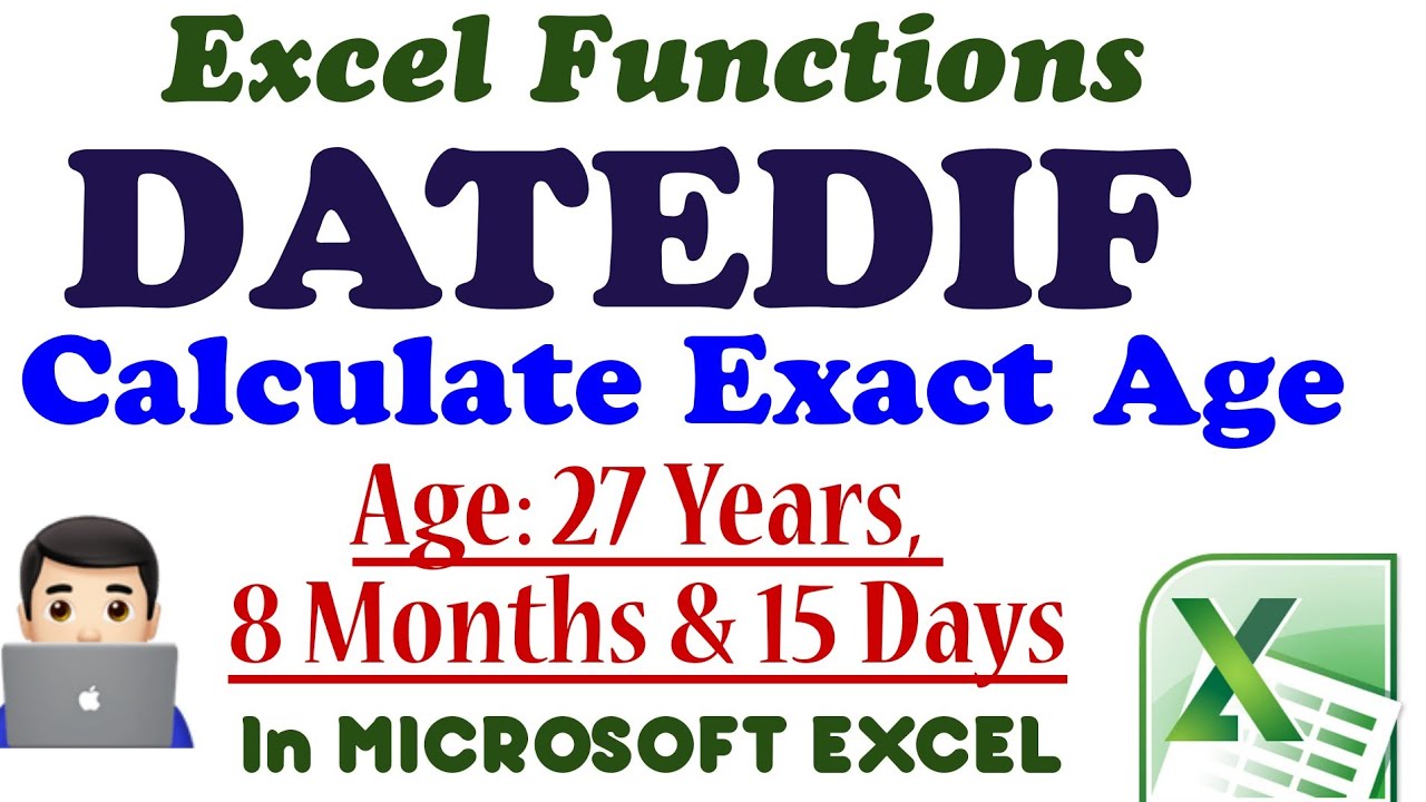 How To Calculate Exact Age Of Person Or Event In Years Months Days How To Calculate Exact Age Of Person Or Event In Years Months Days