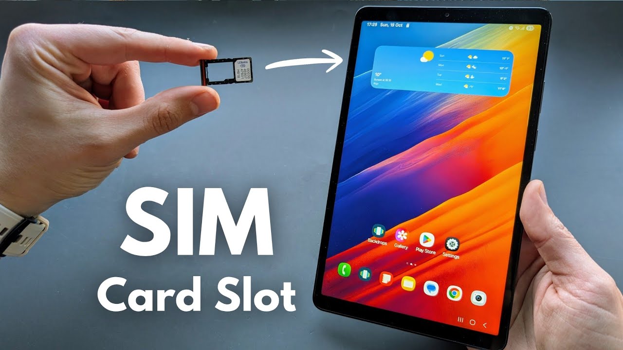 Does Galaxy Tab A11+ Have SIM Card Slot? Location Of Sim Card Slot ...