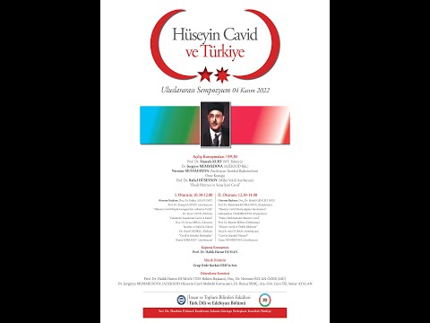 Hüseyin Cavid Sempozyumu II. Oturum 04 Kasım 2022