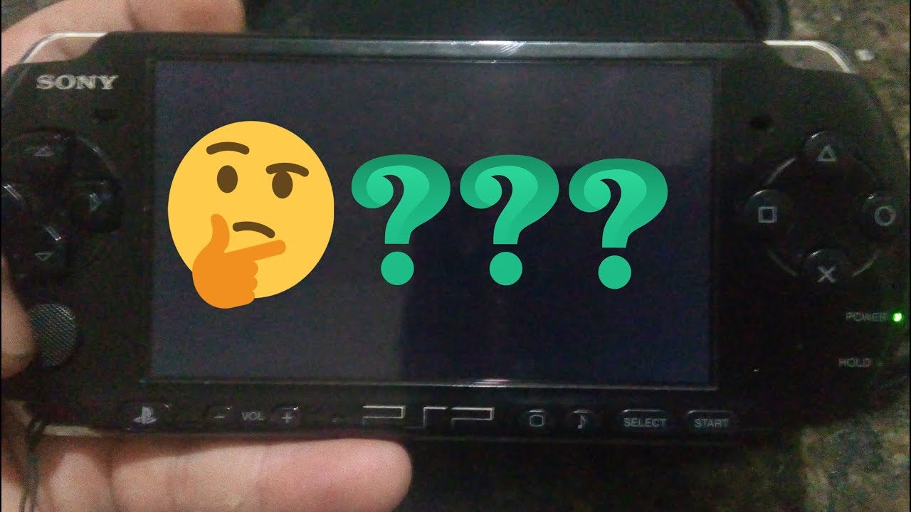 Como resolver travamento e tela preta no seu (PSP) - YouTube
