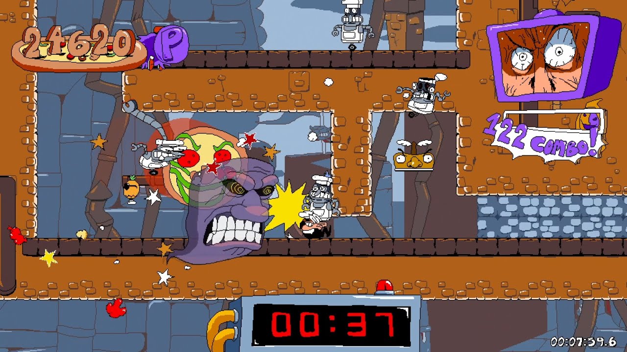 Pizza Tower - Lap HELL Hotfix Mod - Peppibot Factory Lap 5 P Rank - YouTube