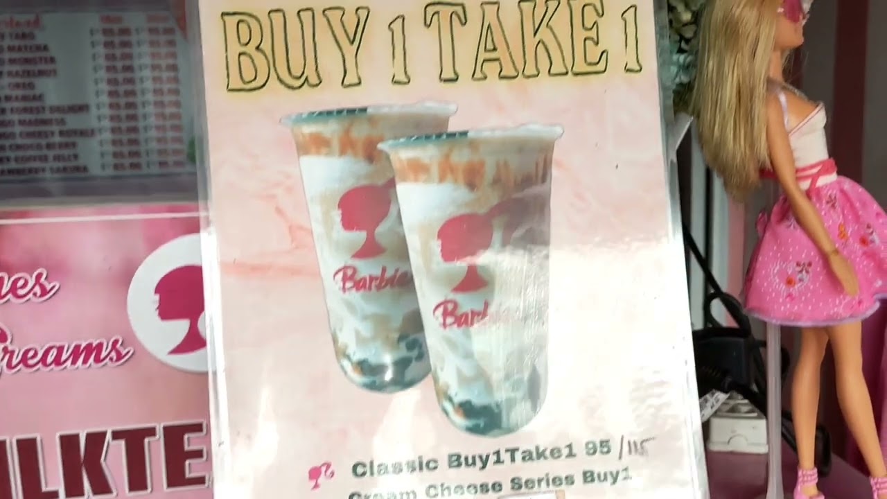 barbie milk tea conchu Trece mártirez cavite - YouTube