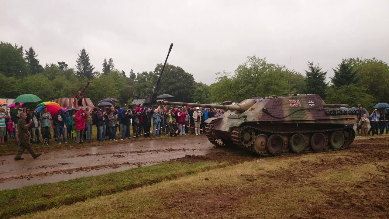 Jagdpanther der WTD 41 in Trier - Tag der offenen Tür 2014 - YouTube