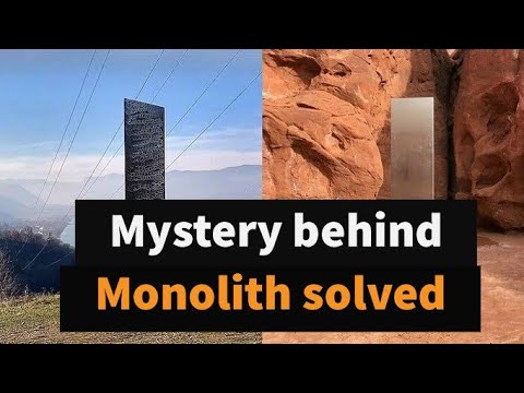 Mystery behind Monolith appearance solved - YouTube
