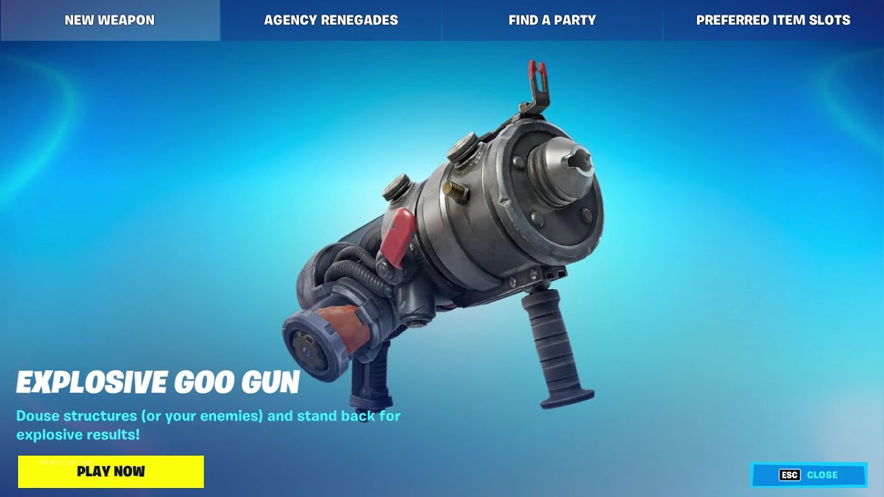 *NEW* Explosive Goo Gun in Fortnite - How to use + Locations! - YouTube