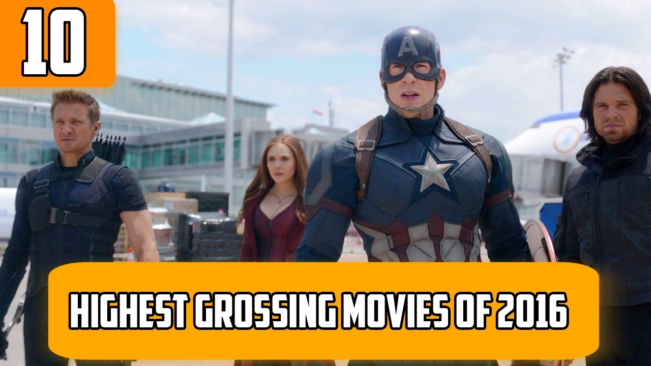 Top 10 Highest Grossing Movies Of 2016 // QuickTops - YouTube