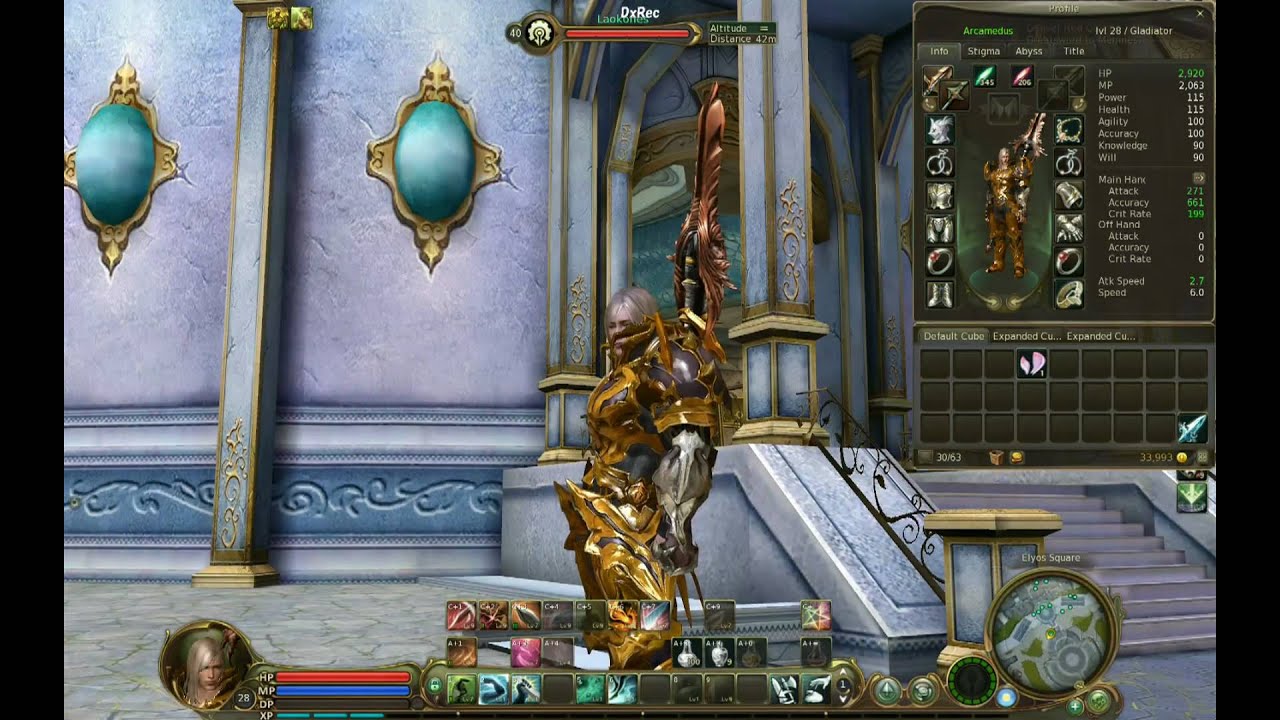 Aion - Asmo Armor Skin and Ormea Dye - YouTube