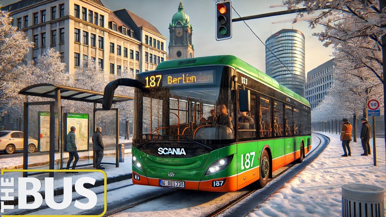 THE BUS | Scania Citywide LF 18M 3 Doors | LINE 187 | Thrustmaster T300 ...