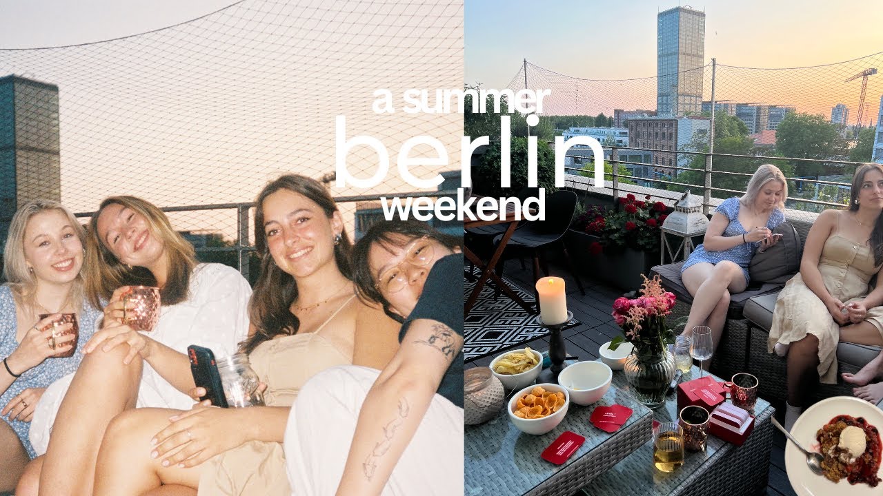 berlin summer weekend vlog | grwm school, girls night, productive ...