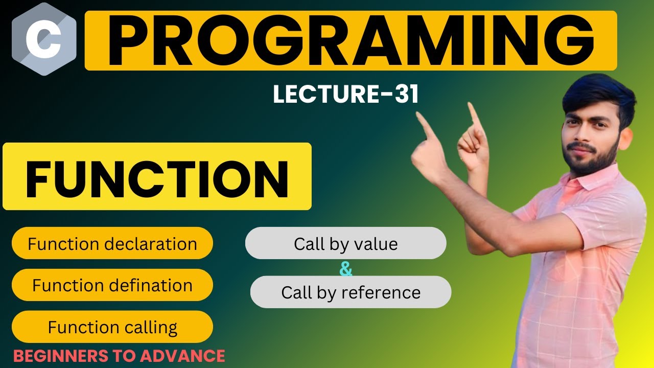 Function In C Call By Value And Call By Reference Notes Jaycodingclasses Youtube 8908